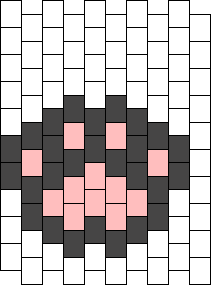 Paw !! :3 Pony Bead Patterns | Animals Kandi Patterns for Kandi Cuffs