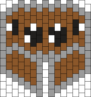 Jumping Spider Head Pony Bead Patterns | Animals Kandi Patterns for ...