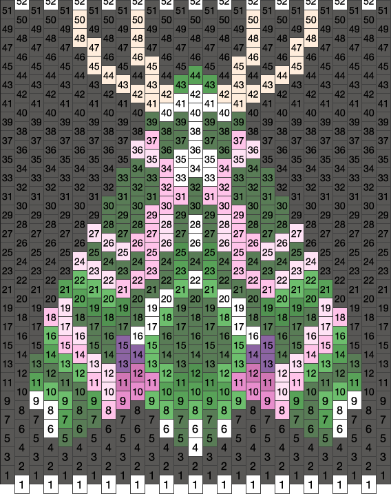 Oleander Hawk-moth Bag Front Pony Bead Patterns | Animals Kandi ...