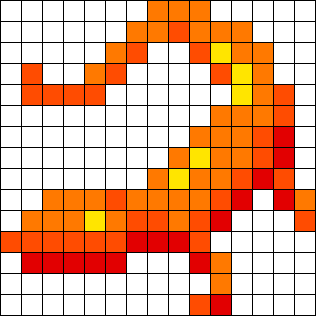 Sol The Salamander (Newt ^-^) Beadsprite/squarestitch Charm Pattern ...