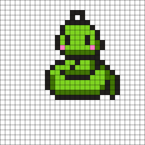 Snake Keychain Perler Bead Pattern | Bead Sprites | Animals Fuse Bead ...