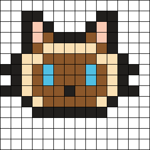 Siamese Cat :3 Perler Bead Pattern | Bead Sprites | Animals Fuse Bead ...