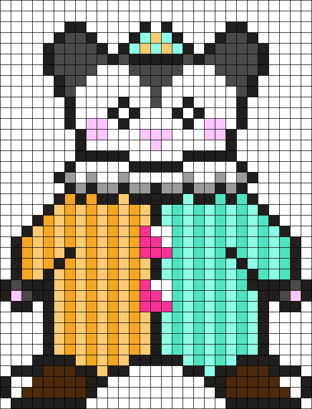 Kandi Patterns for Kandi Cuffs - Animals Pony Bead Patterns