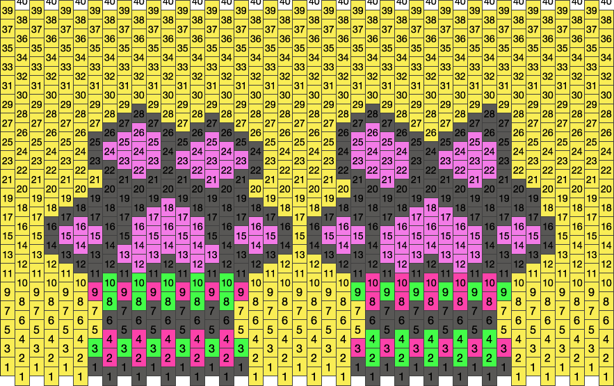 Kitty Paws With Kandi Pony Bead Patterns | Animals Kandi Patterns for ...
