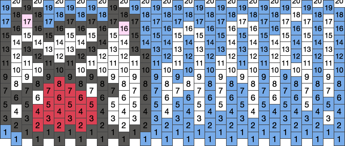 32 X 10 Medium Cuff Pony Bead Patterns | Animals Kandi Patterns for ...