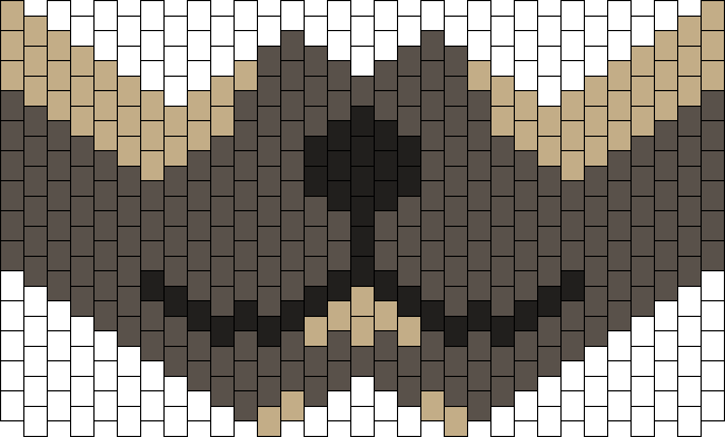 African Painted/Wild Dog Sub-Zero Mask (Request) Pony Bead Patterns ...