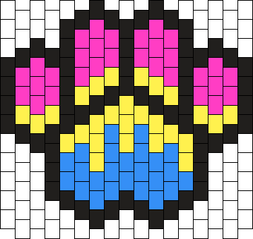Pan P4w Pr1nt X33 Pony Bead Patterns | Animals Kandi Patterns for Kandi ...