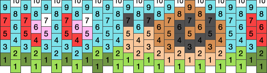 Snail Heart Cuff Pony Bead Patterns | Animals Kandi Patterns for Kandi ...