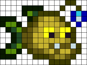 Stardew Valley Angler Perler Bead Pattern | Bead Sprites | Animals Fuse ...