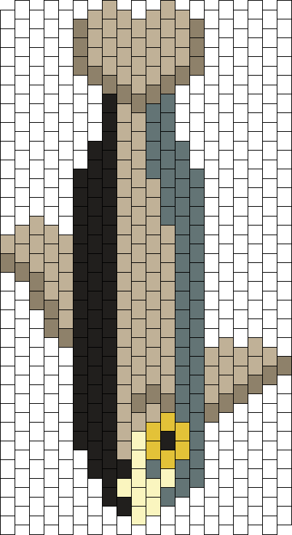 Viper Fish Tie (Request) Pony Bead Patterns | Animals Kandi Patterns ...