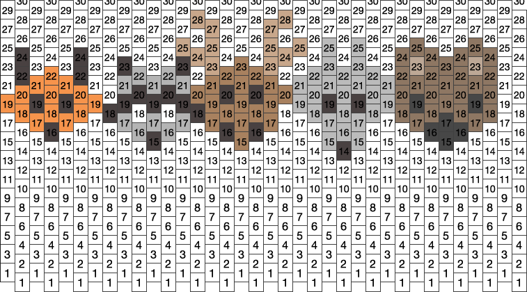 Forest Animal Cuff Pony Bead Patterns | Animals Kandi Patterns for ...