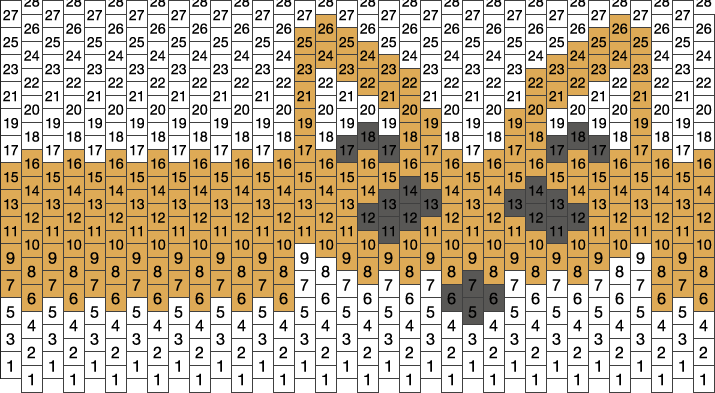Red Fox Cuff Pony Bead Patterns | Animals Kandi Patterns for Kandi Cuffs