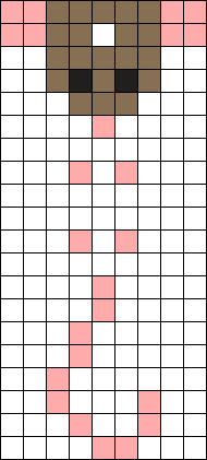 RAT YIPPEE Perler Bead Pattern | Bead Sprites | Animals Fuse Bead Patterns
