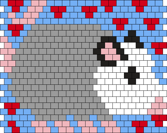 Possum Bead Pattern | Peyote Bead Patterns | Animals Bead Patterns