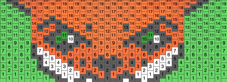 FOX Pony Bead Patterns | Animals Kandi Patterns for Kandi Cuffs