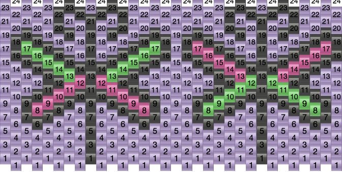 Dragonfly Pony Bead Patterns | Animals Kandi Patterns for Kandi Cuffs