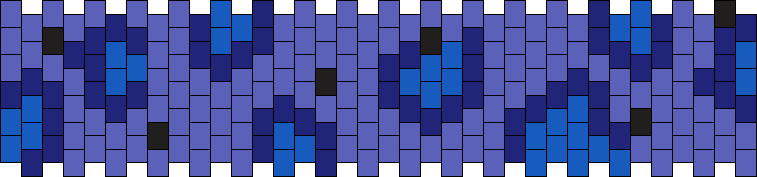 Blue Leopard Print Cuff Pony Bead Patterns | Animals Kandi Patterns for ...