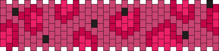 Pink Leopard Print Cuff Pony Bead Patterns | Animals Kandi Patterns for ...