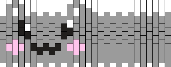 Cat Pony Bead Patterns | Animals Kandi Patterns for Kandi Cuffs