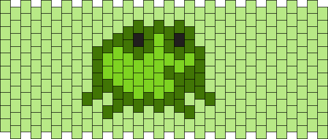 Frog..? Pony Bead Patterns | Animals Kandi Patterns for Kandi Cuffs