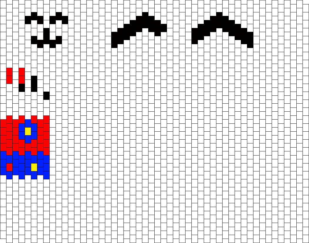 Lilypup (my Oc) Pony Bead Patterns | Animals Kandi Patterns for Kandi Cuffs