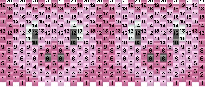 Pig Pony Bead Patterns | Animals Kandi Patterns for Kandi Cuffs