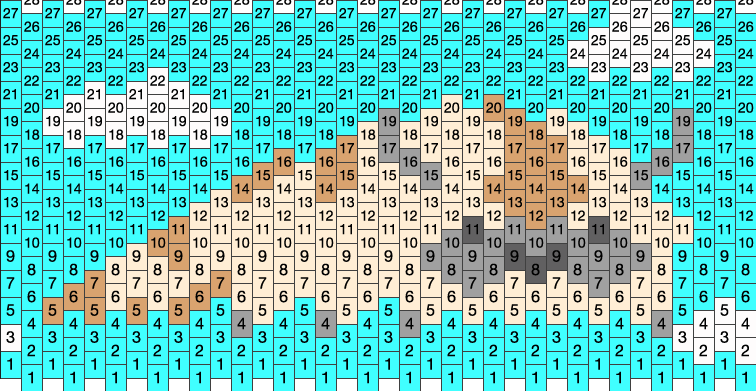 Appa Flying Cuff Pony Bead Patterns | Characters Kandi Patterns for ...