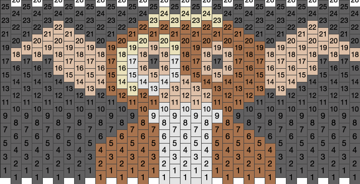 Gizmo Cuff Pony Bead Patterns | Characters Kandi Patterns for Kandi Cuffs