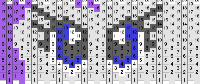 Rarity Pony Bead Patterns | Characters Kandi Patterns for Kandi Cuffs