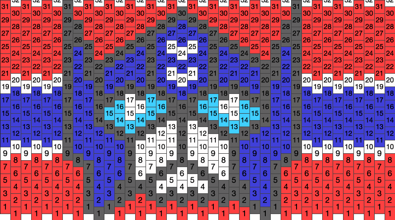 Optimus Prime Cuff Pony Bead Patterns | Characters Kandi Patterns for ...