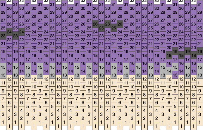 Dabi Pony Bead Patterns | Characters Kandi Patterns for Kandi Cuffs