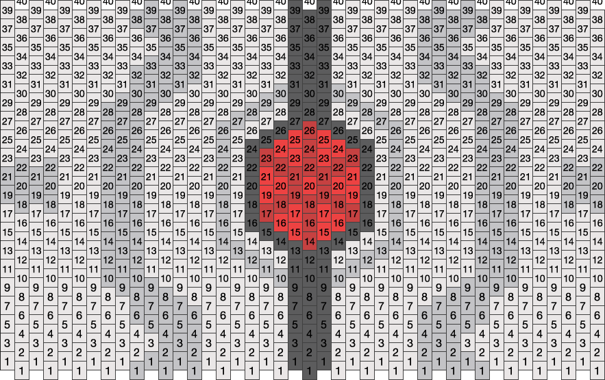 Portal Turret Cuff Pony Bead Patterns | Characters Kandi Patterns for ...