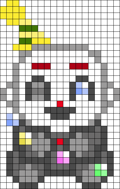 Ennard Plush Perler Bead Pattern | Bead Sprites | Characters Fuse Bead ...