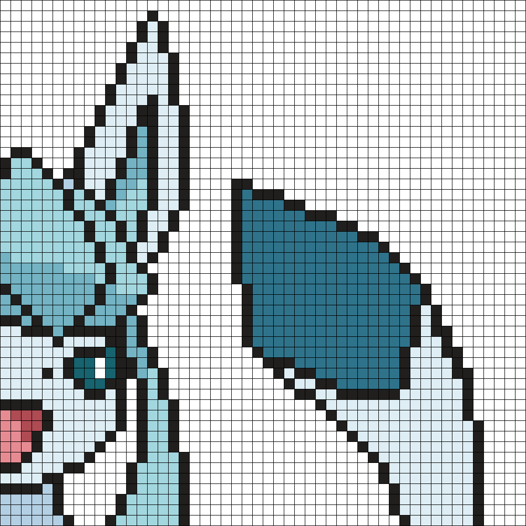 Glaceon Sprite Grid