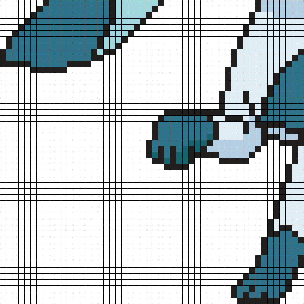Glaceon Sprite Grid