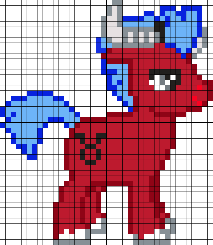 MLP Taurus Perler Bead Pattern | Bead Sprites | Characters Fuse Bead ...
