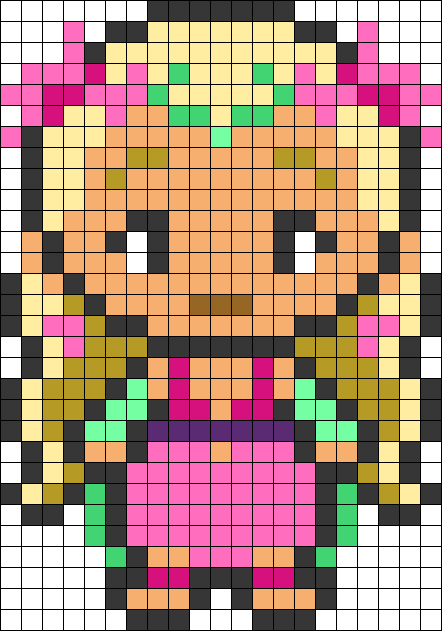 She Ra And The Princess Of Power (Perfuma Perler) Perler Bead Pattern ...