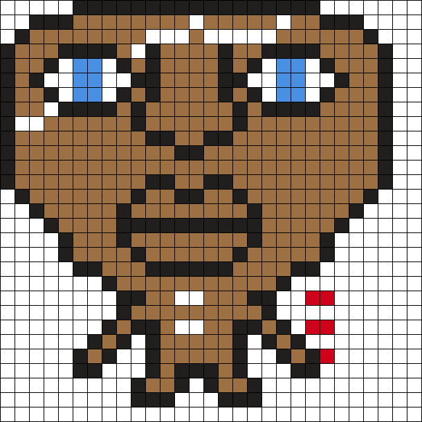 Kandi Patterns for Kandi Cuffs - Characters Pony Bead Patterns