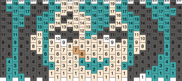 TDI Gwen Cuff Pony Bead Patterns | Characters Kandi Patterns for Kandi ...