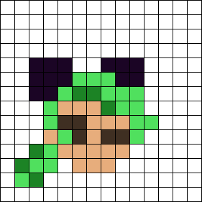 Kandi Patterns for Kandi Cuffs - Characters Pony Bead Patterns