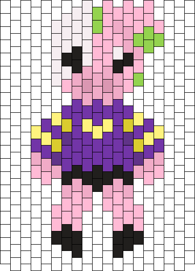 Kandi Patterns for Kandi Cuffs - Characters Pony Bead Patterns