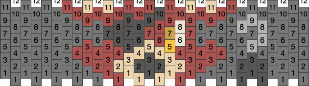 Foxy Cuff (fnaf) Pony Bead Patterns | Characters Kandi Patterns for ...