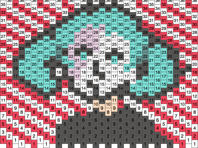 SALLY FACE CUFF SAL FISHER Pony Bead Patterns | Characters Kandi ...