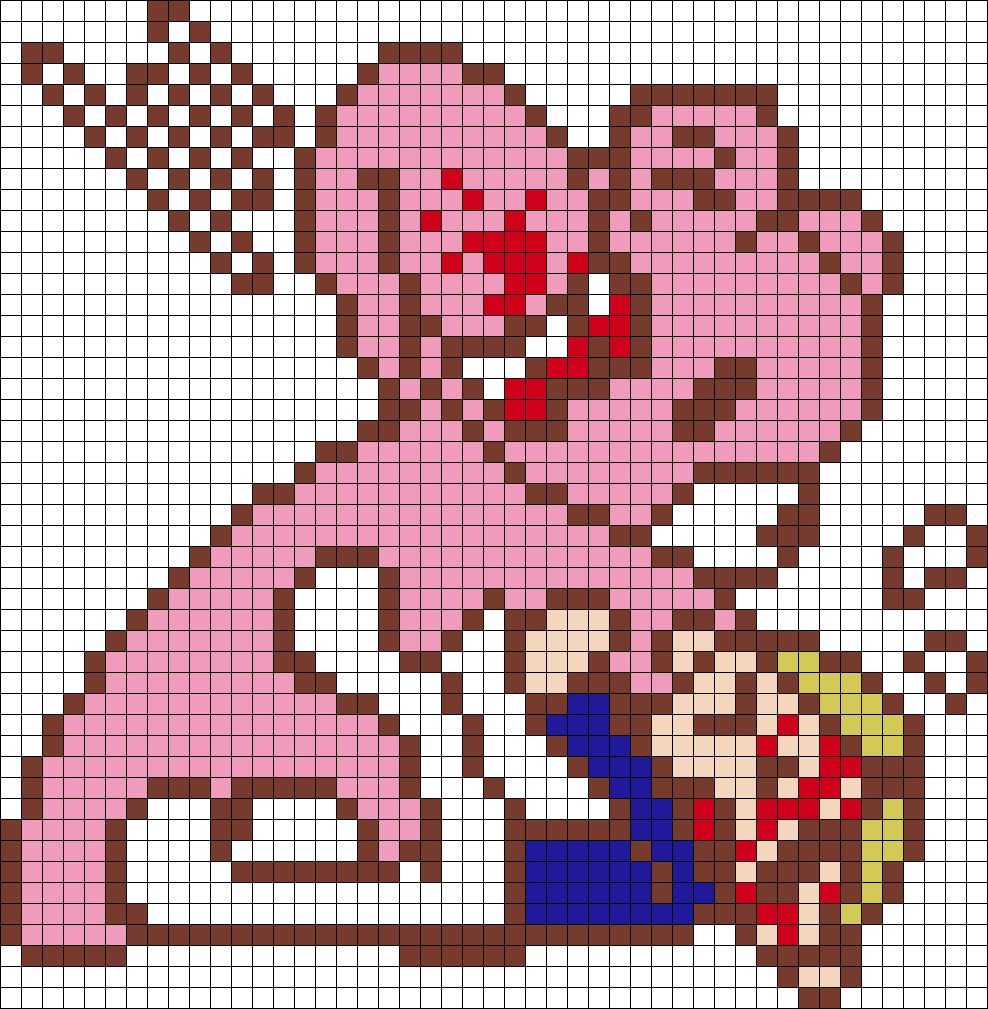 Kandi Patterns for Kandi Cuffs - Characters Pony Bead Patterns