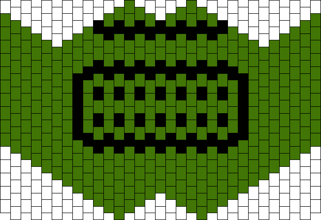 Riddler Mask 2 Pony Bead Patterns | Characters Kandi Patterns for Kandi ...