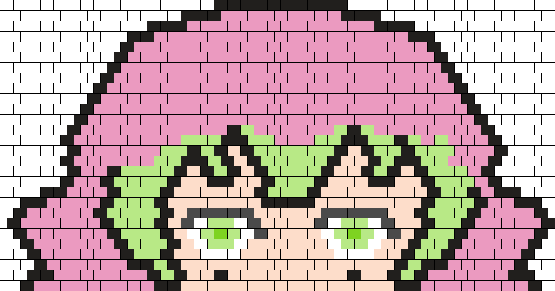 Kandi Patterns for Kandi Cuffs - Characters Pony Bead Patterns