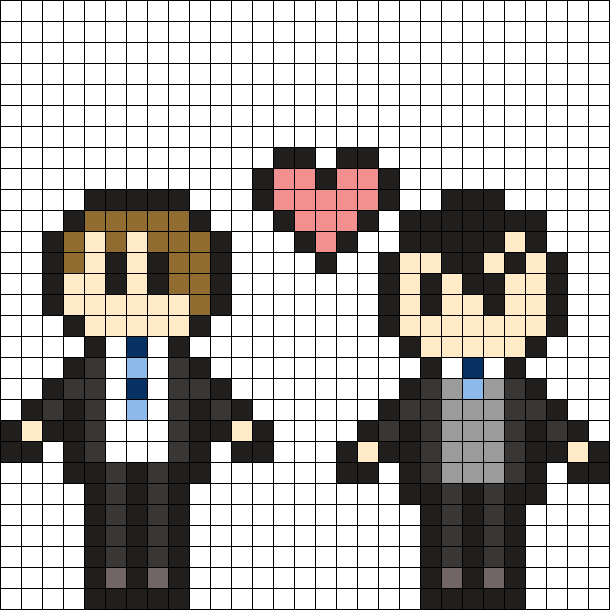 Kandi Patterns for Kandi Cuffs - Characters Pony Bead Patterns