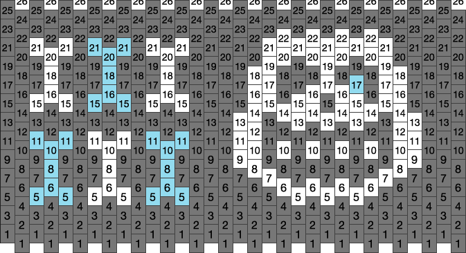 Sans Undertale Cuff Pony Bead Patterns | Characters Kandi Patterns for ...