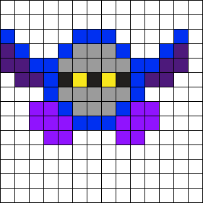 Kandi Patterns for Kandi Cuffs - Characters Pony Bead Patterns