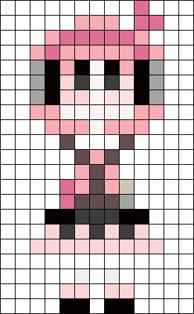 CA Cupid (made Using Base Thing By Keroppi !!!) Perler Bead Pattern ...